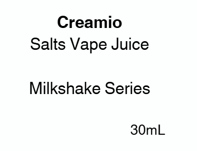 Milkshake Vape Juice by Creamio Salts — NZ Vapez